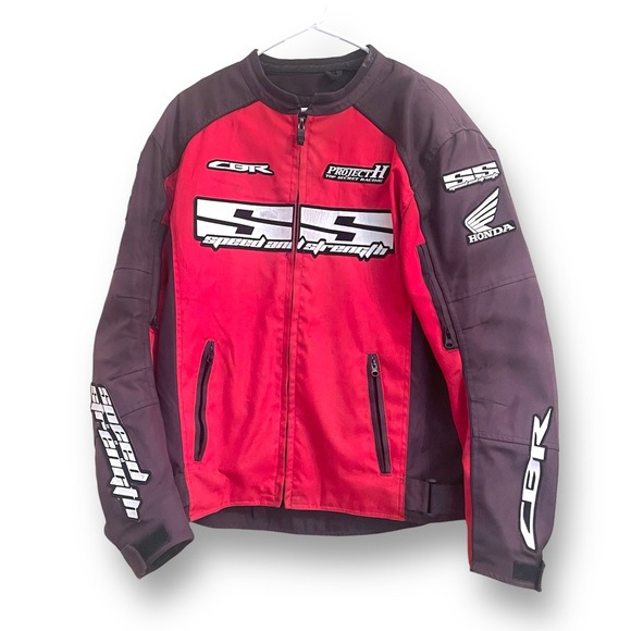 honda | Jackets & Coats | Vintage Honda Racing Jacket Mens Large Black ...